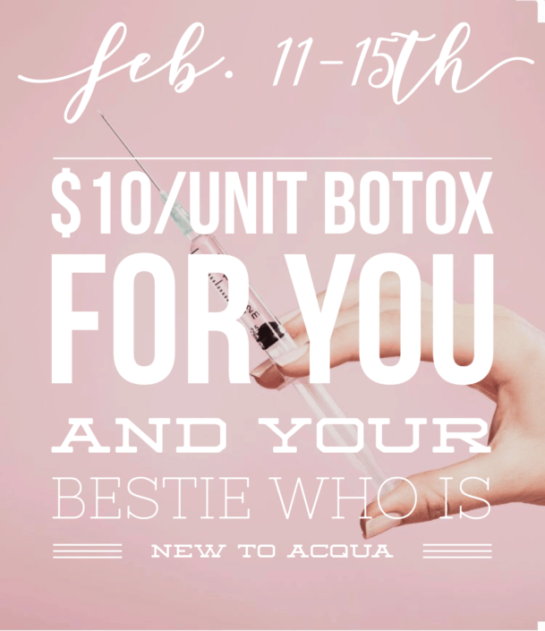 ACQUA February Specials to LOVE - The Blonde Side
